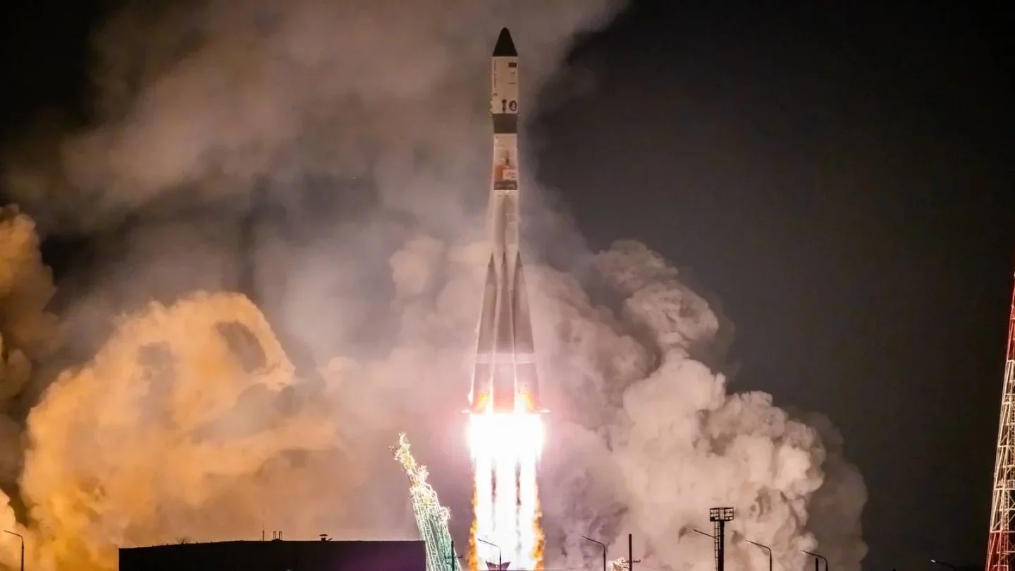 Progress Cargo Ship Launches from Baikonur Cosmodrome